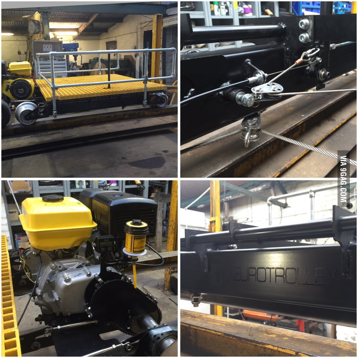 My homemade train is finally finished! Ready for exploring abandoned ...