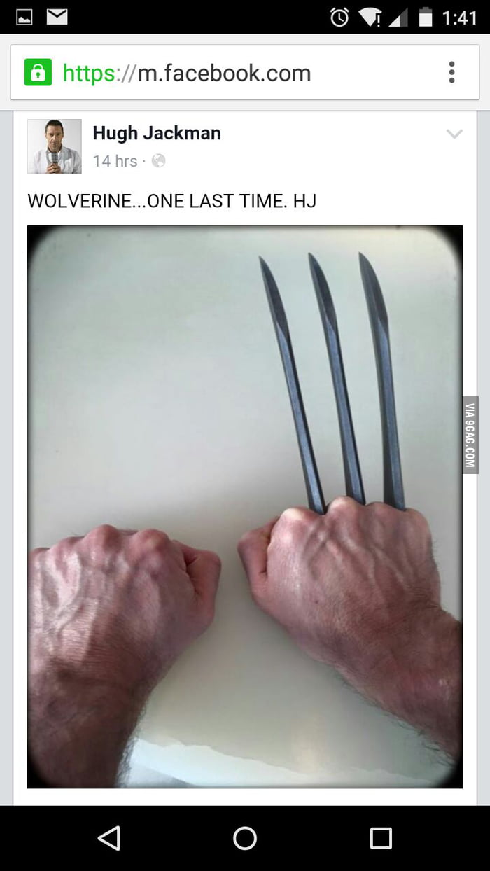 So Hugh jackass just posted this :'( - 9GAG