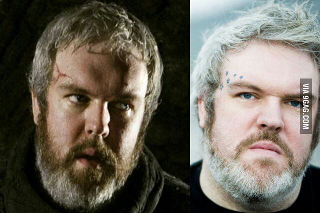 The moment you realize Hodor has a scar in the temple in order to hide ...