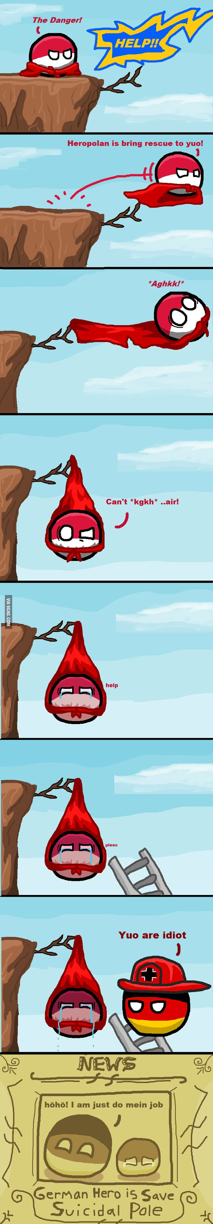 Poor Polandball - 9GAG
