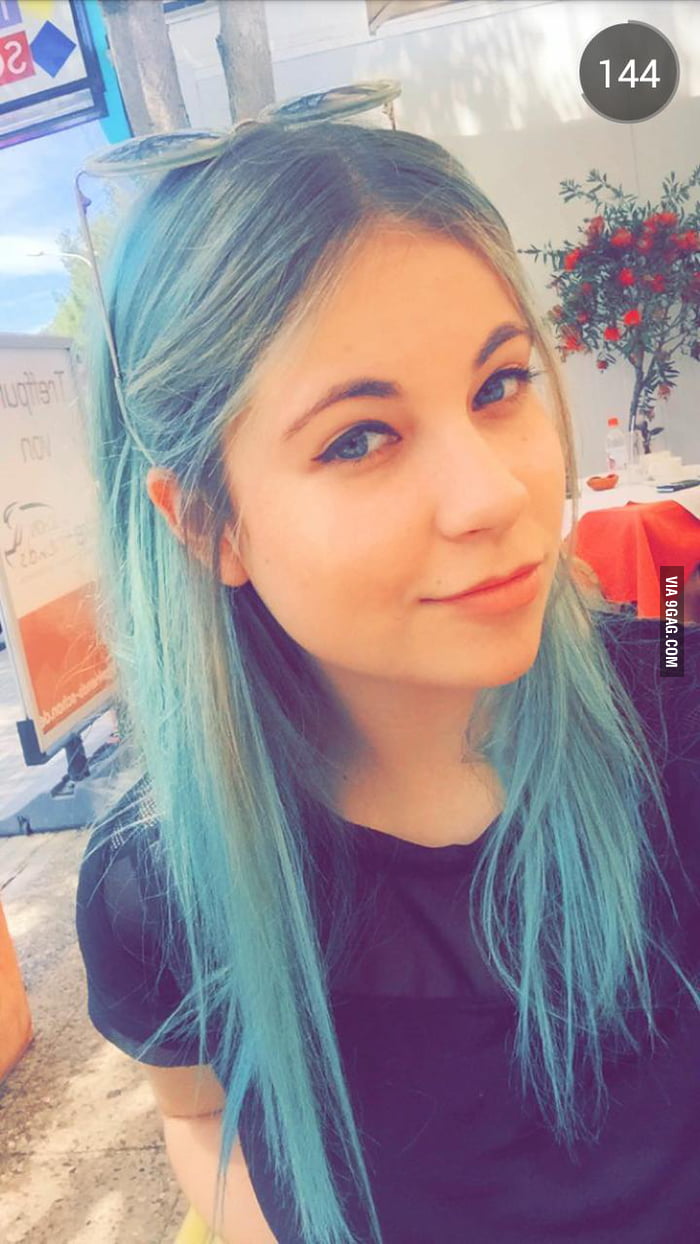 Blue Hair - 9GAG