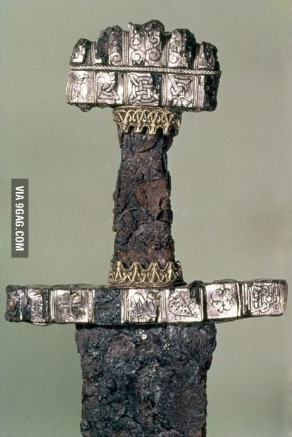 Remains of a 9th Century Viking Sword - 9GAG