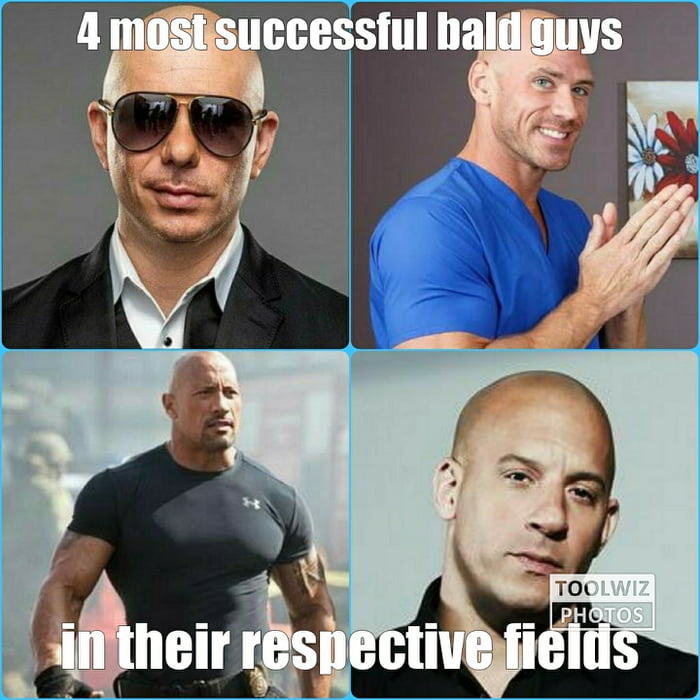 4 bald successful people! - 9GAG