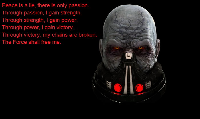 Sith Code (Darth Malgus) - 9GAG