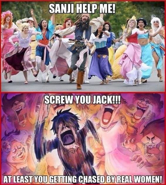 Poor sanji f**king jack - 9GAG