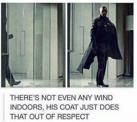 When your so badass your cape moves on their own - 9GAG