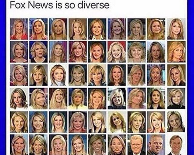 Fox News Diversity - 9GAG
