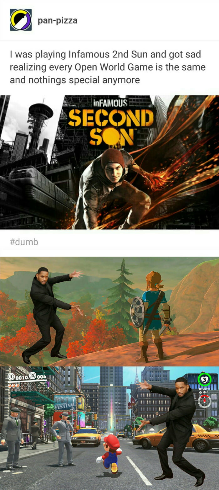Pan, you don't play a lot of open world games, do you? - 9GAG