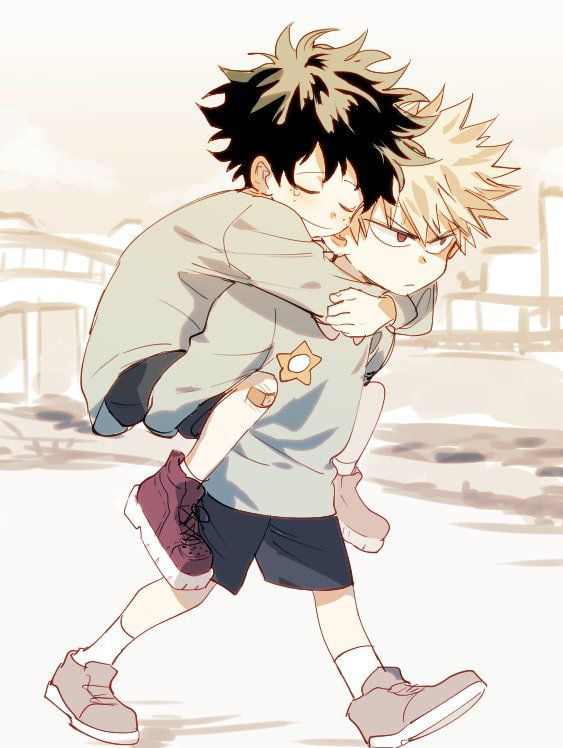 Little Bakugo and Deku - 9GAG