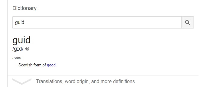 So I googled GUID and this popped up... - 9GAG