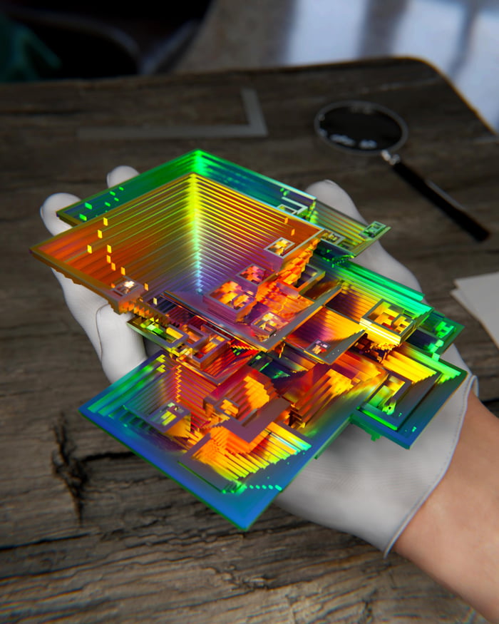 Beautiful Bismuth, Digital, 2000x2500px - 9GAG