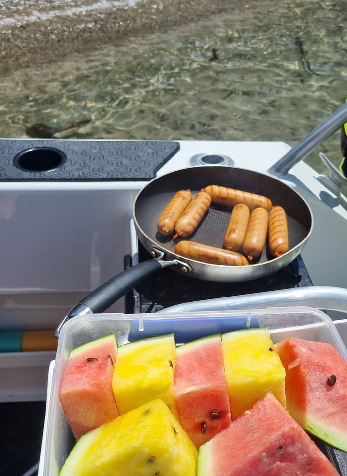 It's summer in New Zealand. Have you ever seen yellow watermelon?? - 9GAG