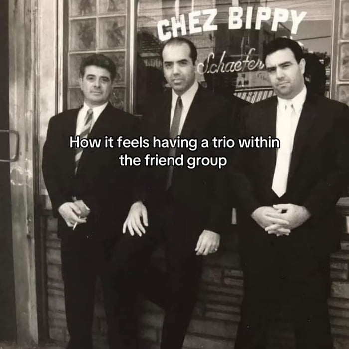 The OG trio dynamics explained 🙌 - 9GAG