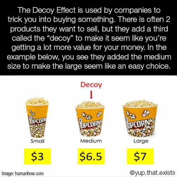 Decoy Effect - 9GAG