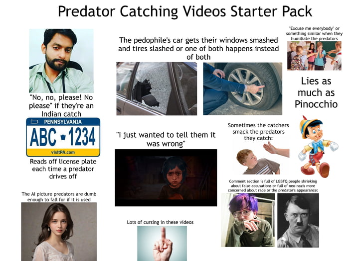 Predator Catching Videos Starter Pack - 9GAG