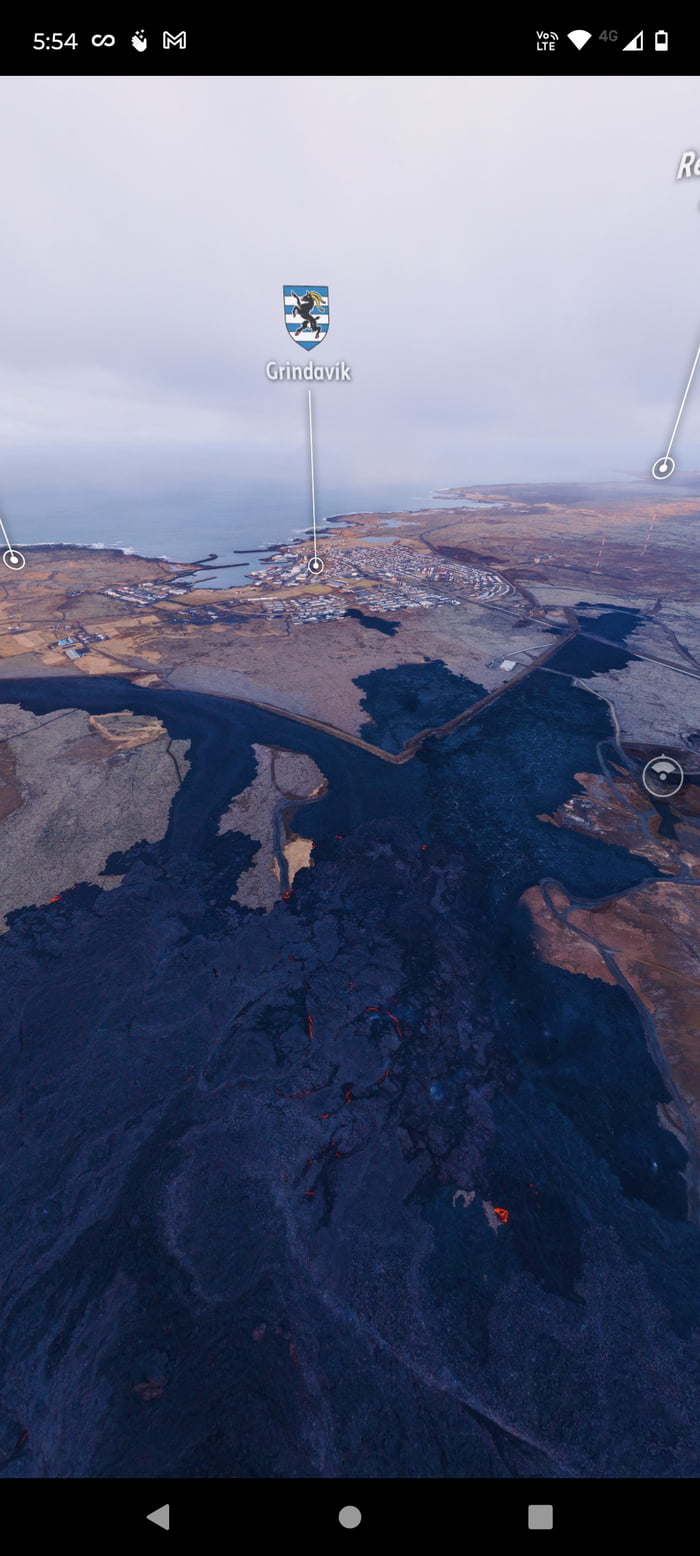 If you look closely you can see a sort of "v" shaped wall that saved ...