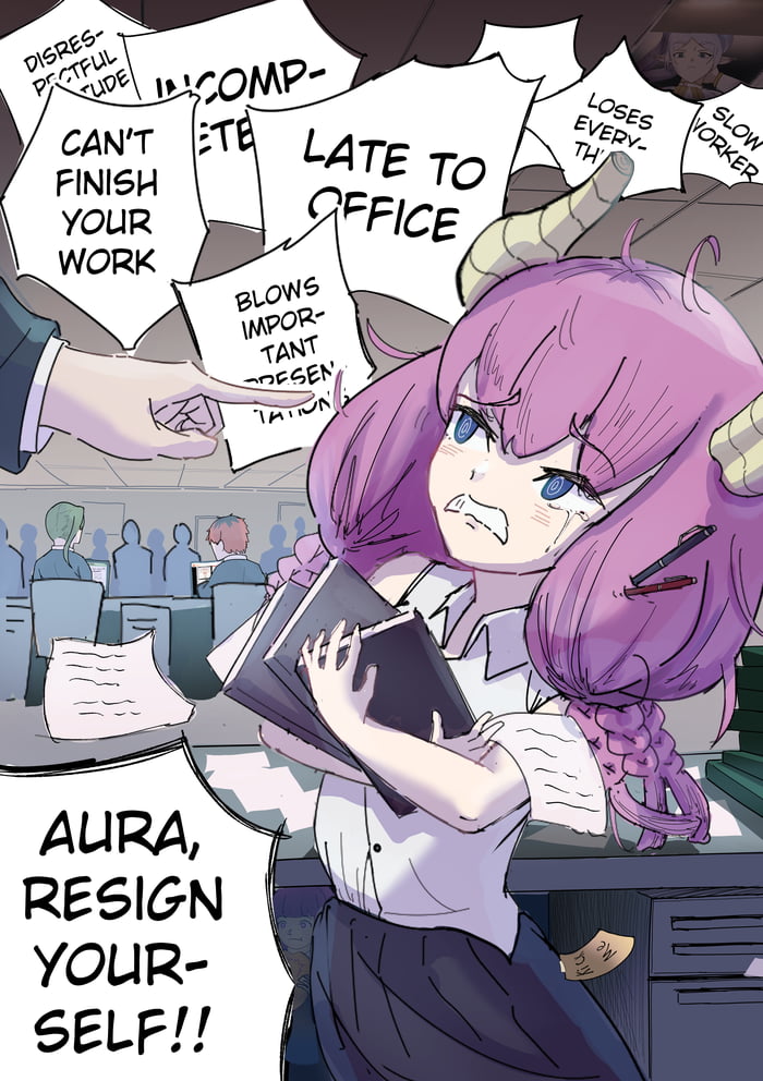Aura at the office - 9GAG