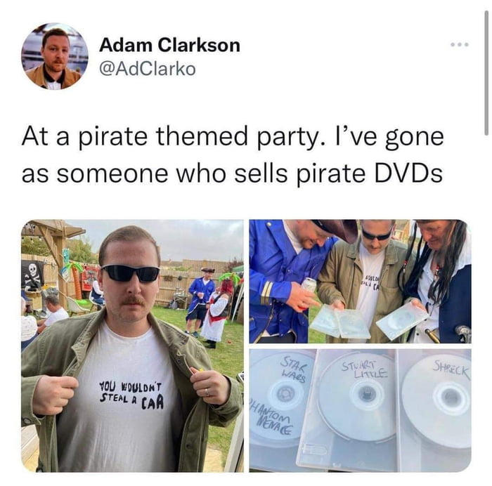 A good pirate doesn't take things that don't belong to them. - 9GAG