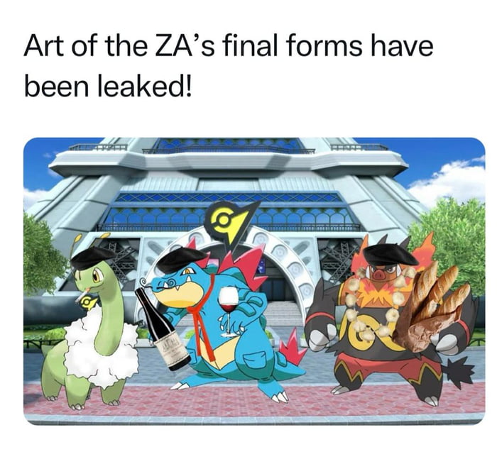 Maybe the Legends ZA starters actually leaked🤪🫠 - 9GAG