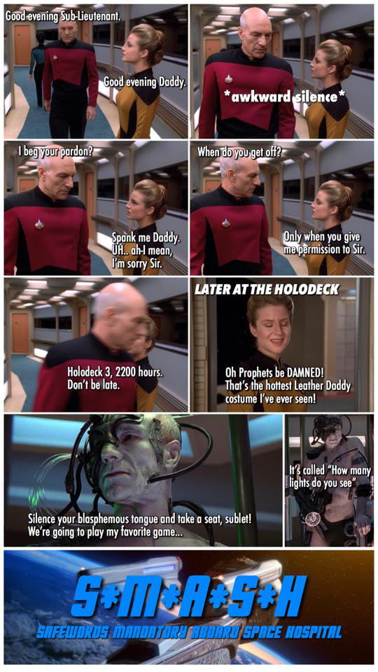 Picard is kinky. - 9GAG