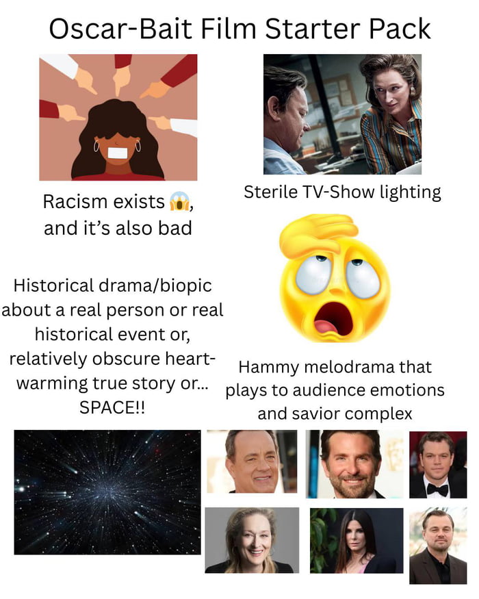 Oscar-bait film starter pack - 9GAG