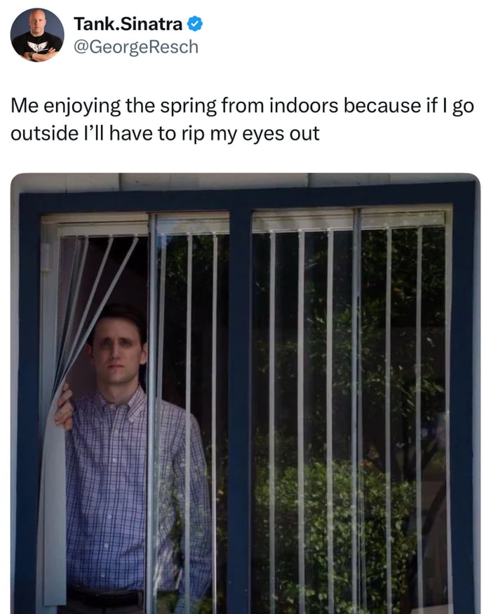 Spring vibes, but make it allergy-proof - 9GAG