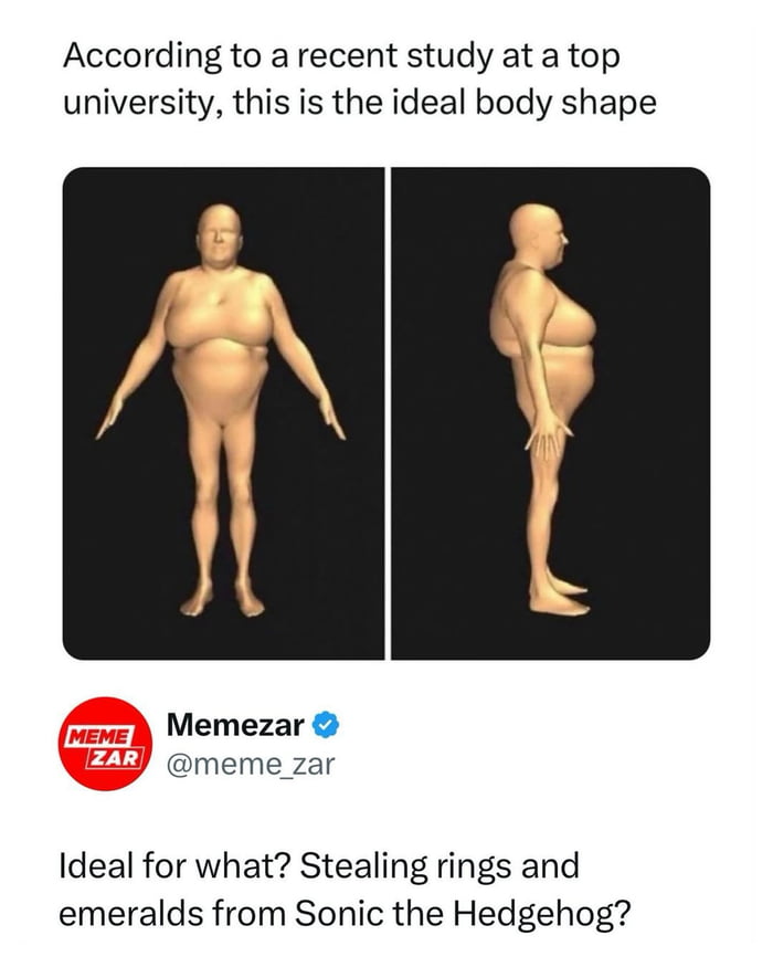 The new 'Eggcellent' standard in body shapes - 9GAG