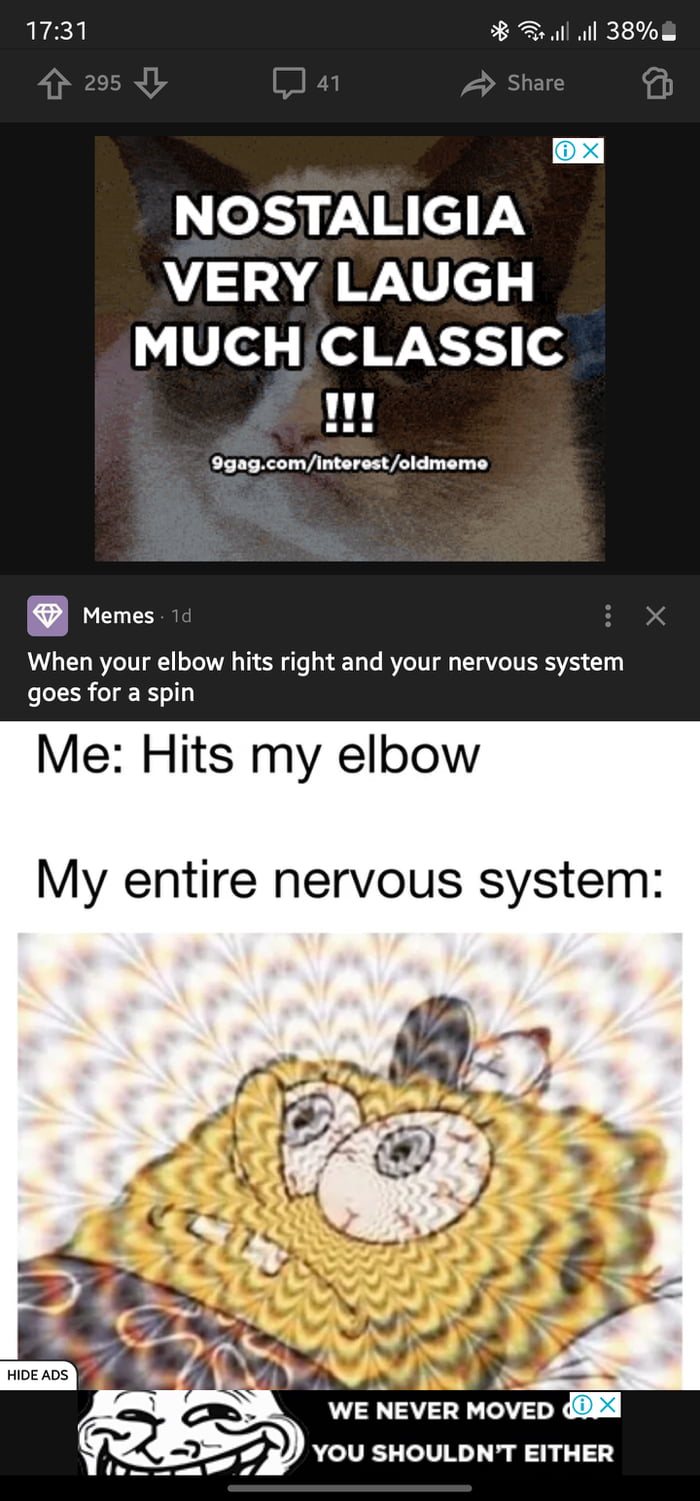 Do we still think humans are bringing back old memes? 9gag running ads in 9gag about 9gag ...