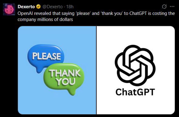 People who say “please” and “thank you” to AI. - 9GAG