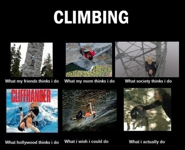Random Climbing Meme - 9GAG
