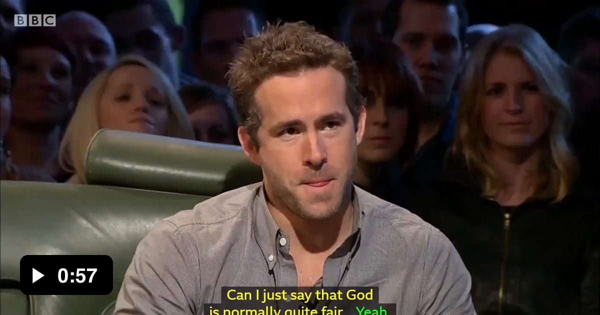 Jeremy Clarkson asks Ryan Reynolds about his flaws - 9GAG