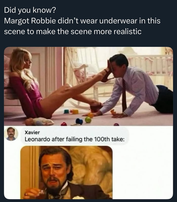 The dedication to method acting - 9GAG