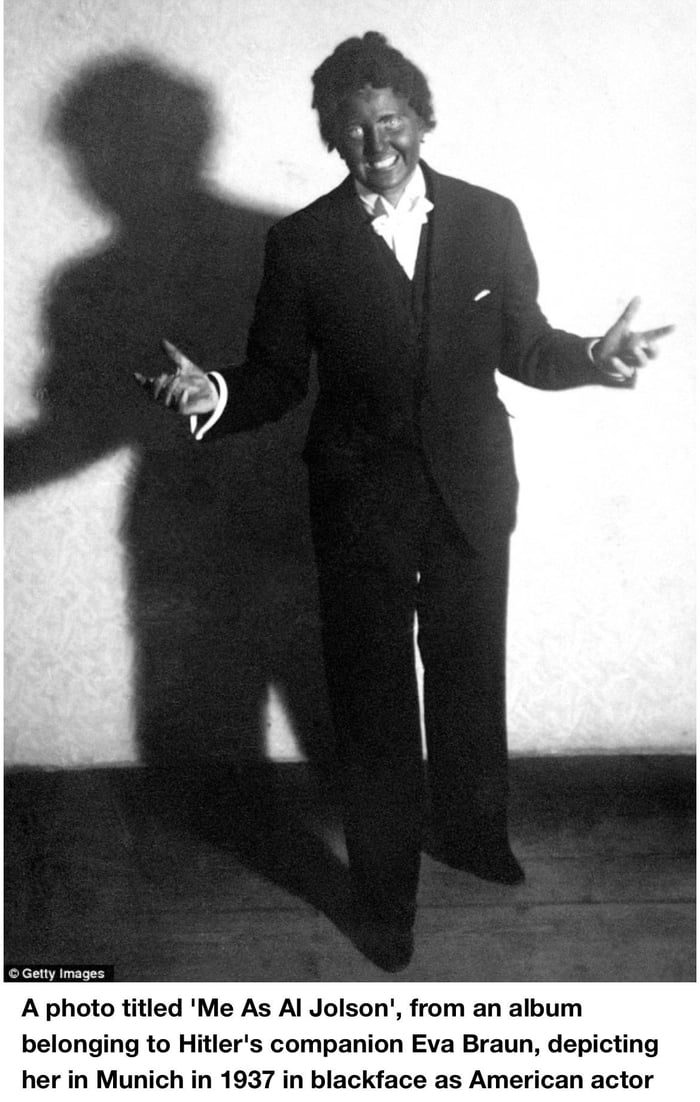 Hitler’s lover Eva Braun cosplaying as a Jewish man cosplaying as a ...