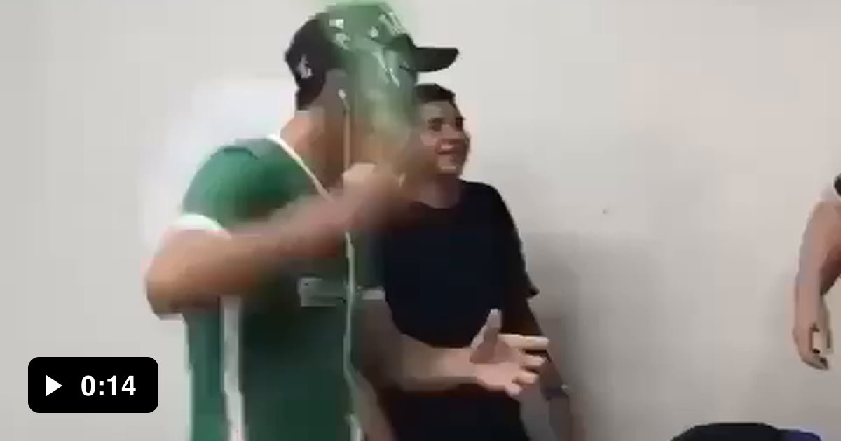 Empty bottle causes water to flow from the ceiling. - 9GAG