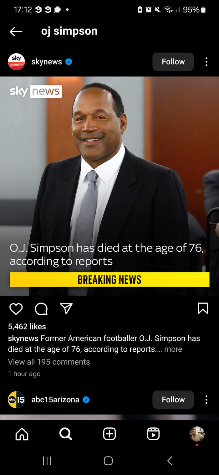 OJ Dead.. - 9GAG