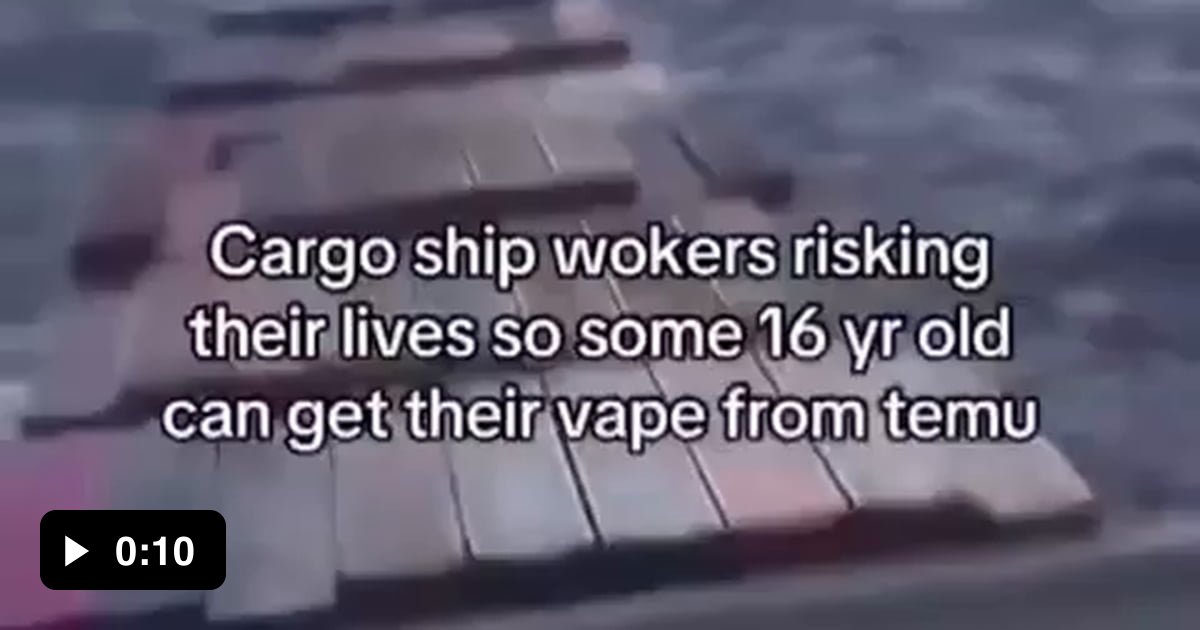 The sacrifices made for your Temu haul. - 9GAG