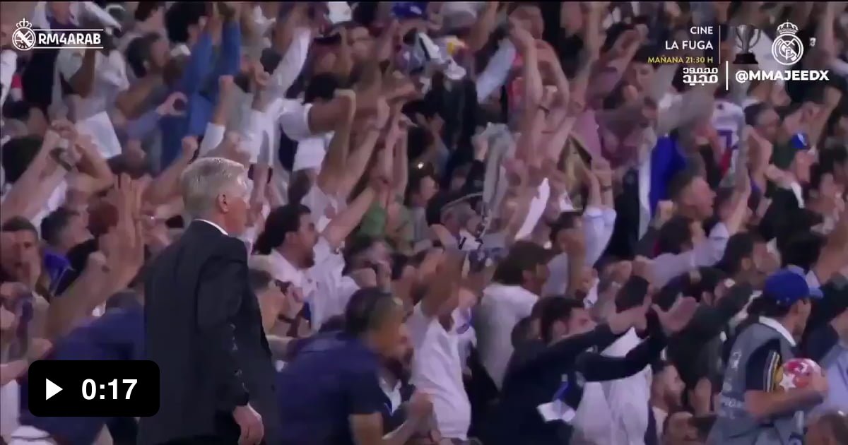 Carlo Ancelotti's calming down reaction to the Joselu's match winning ...