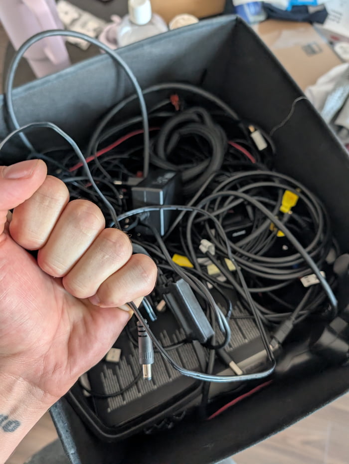 Gentlemen, it is with my great pleasure to announce that I have used a cable from the box today ...