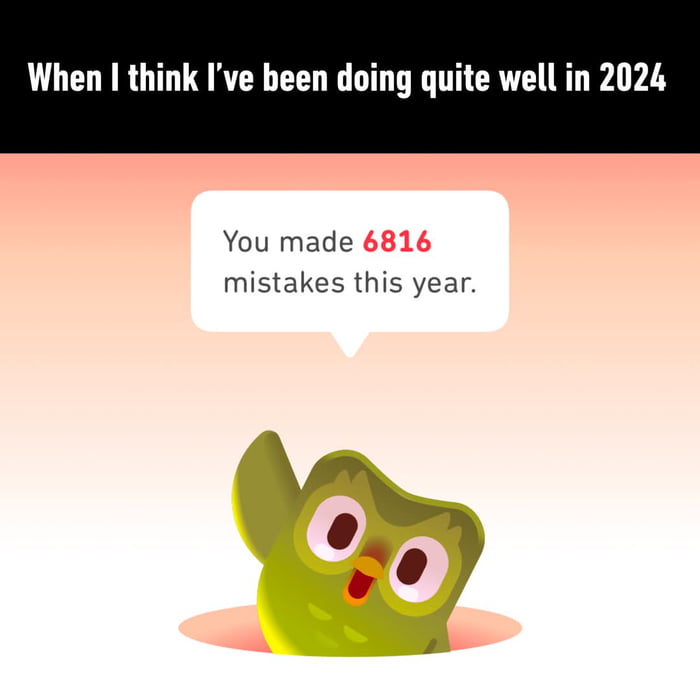 A quick reminder from Duolingo - 9GAG
