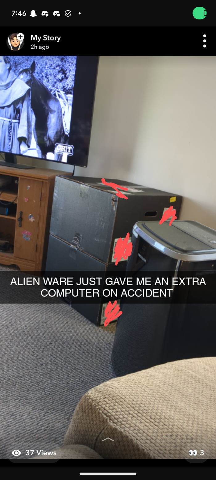 Alienware sent me an extra pc on accident and didn't charge me, free $2k guess - 9GAG