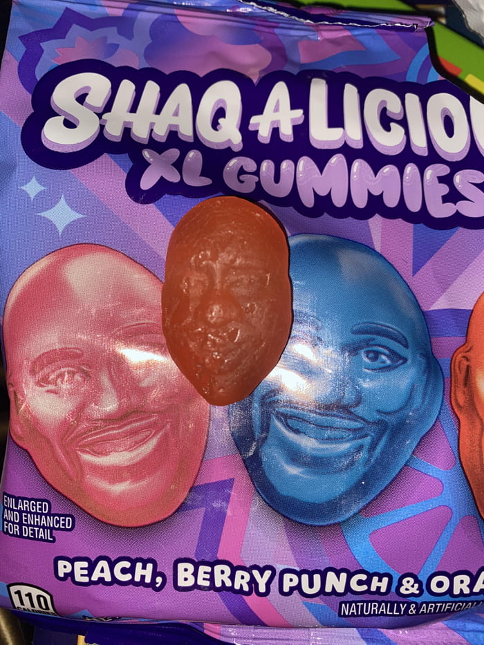 The face on these shaq gummies - 9GAG