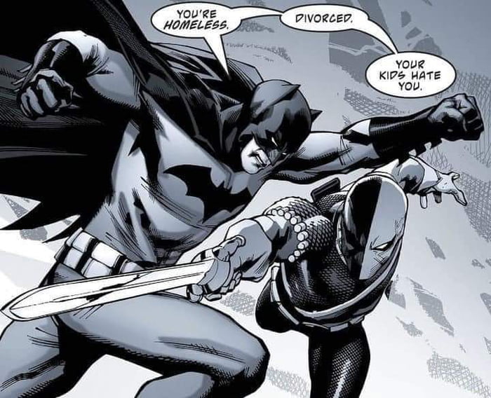 "Batman doesn't kill" Meanwhile Batman: - 9GAG