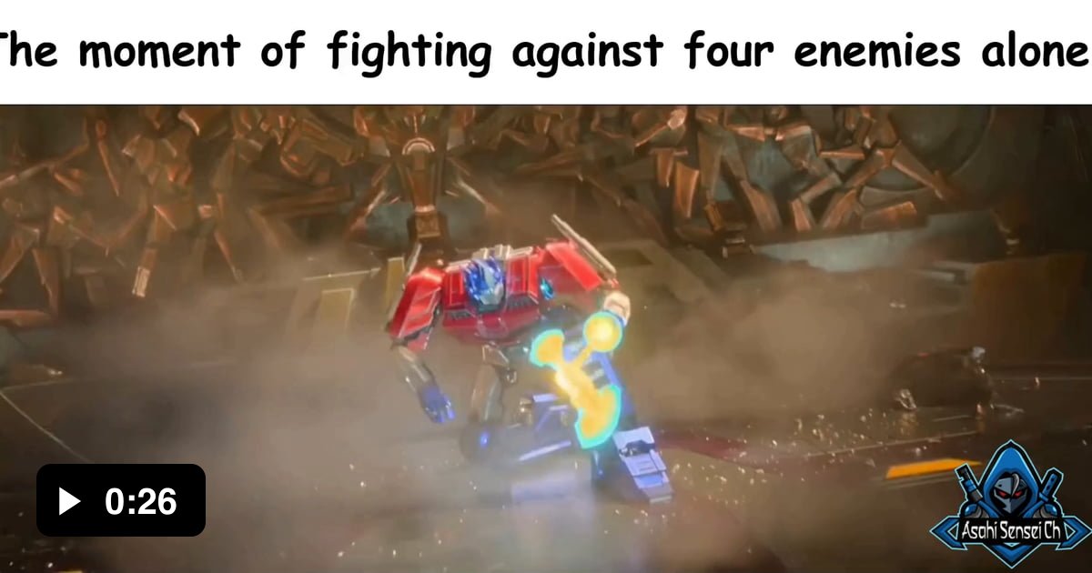 Optimus Prime is Still Standing Meme - Transformers One 🔥 🔥 🔥 - 9GAG