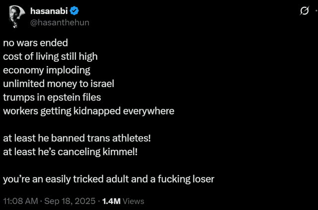 Now lets watch the total normal and sane right engage with the contents ...