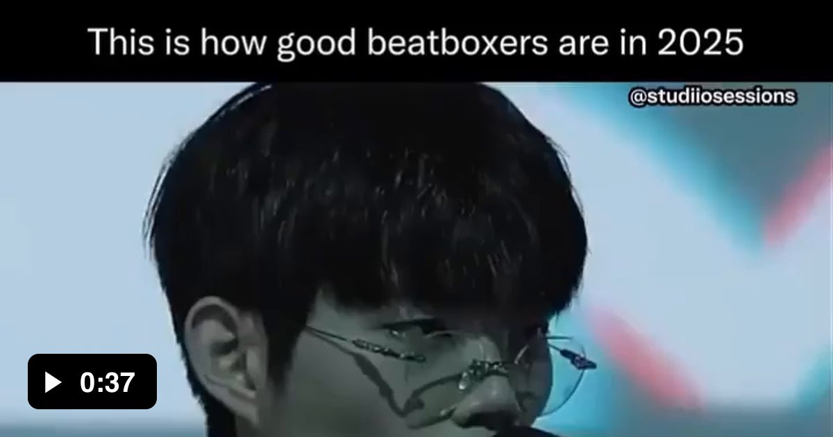 This is what peak beatboxing sounds like - 9GAG