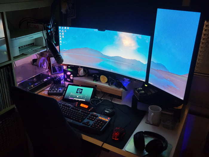 Current upgraded Game/Stream/WFH setup - 9GAG