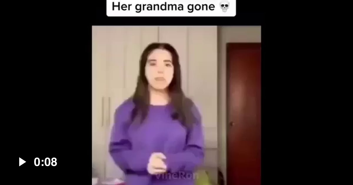 Granny's downfall - 9GAG
