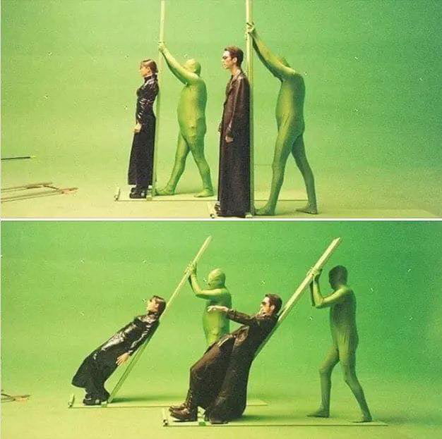 Behind the Matrix's green screen - 9GAG