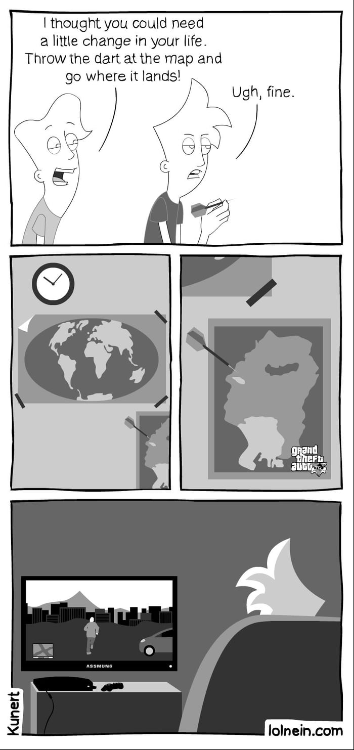 Throw the dart - 9GAG