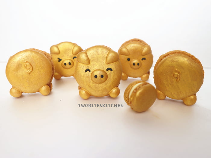 Have a Golden Pig Macaron - 9GAG